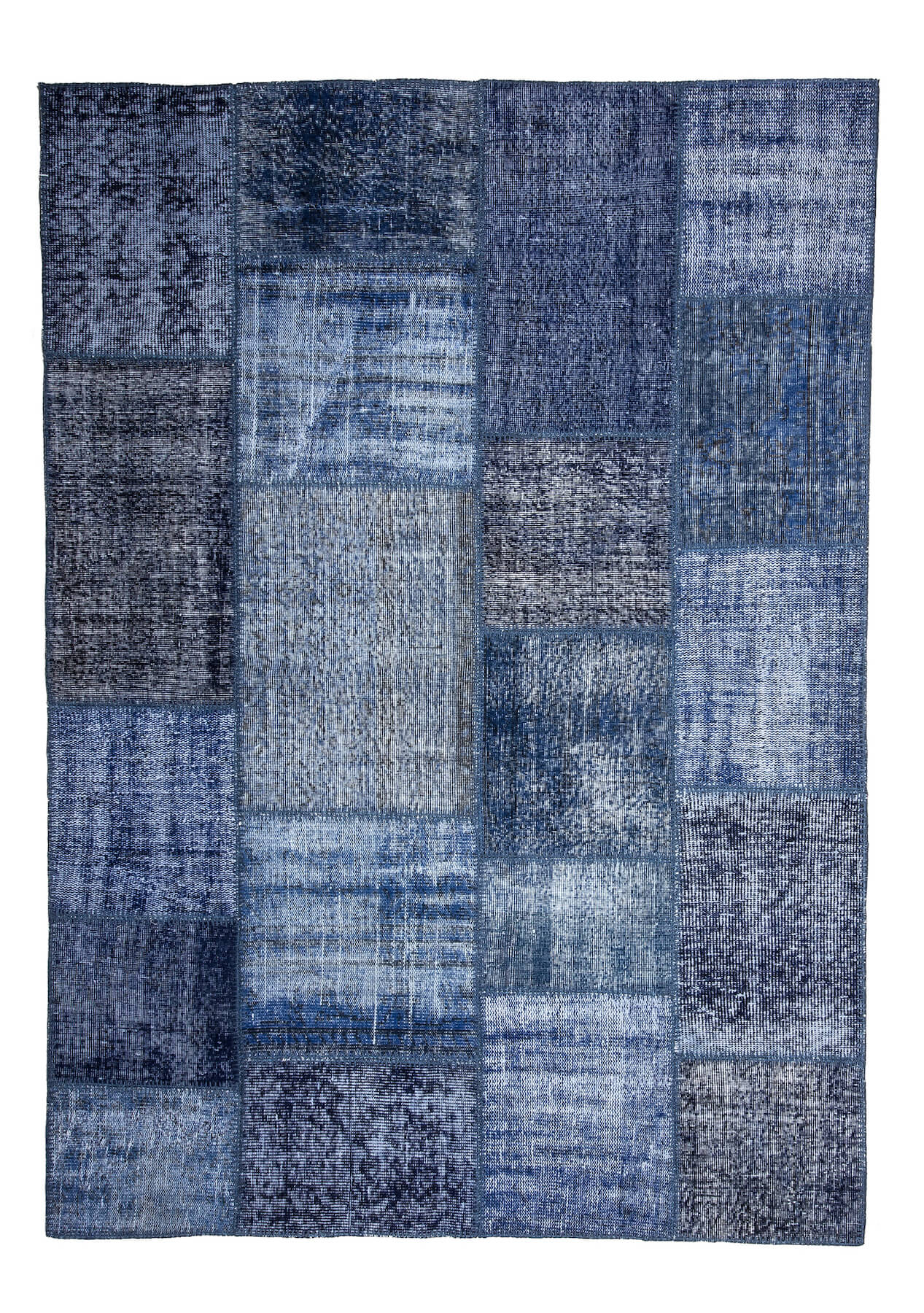 Wilma - Vintage Turkish Area Patchwork Rug | Kuden Rugs